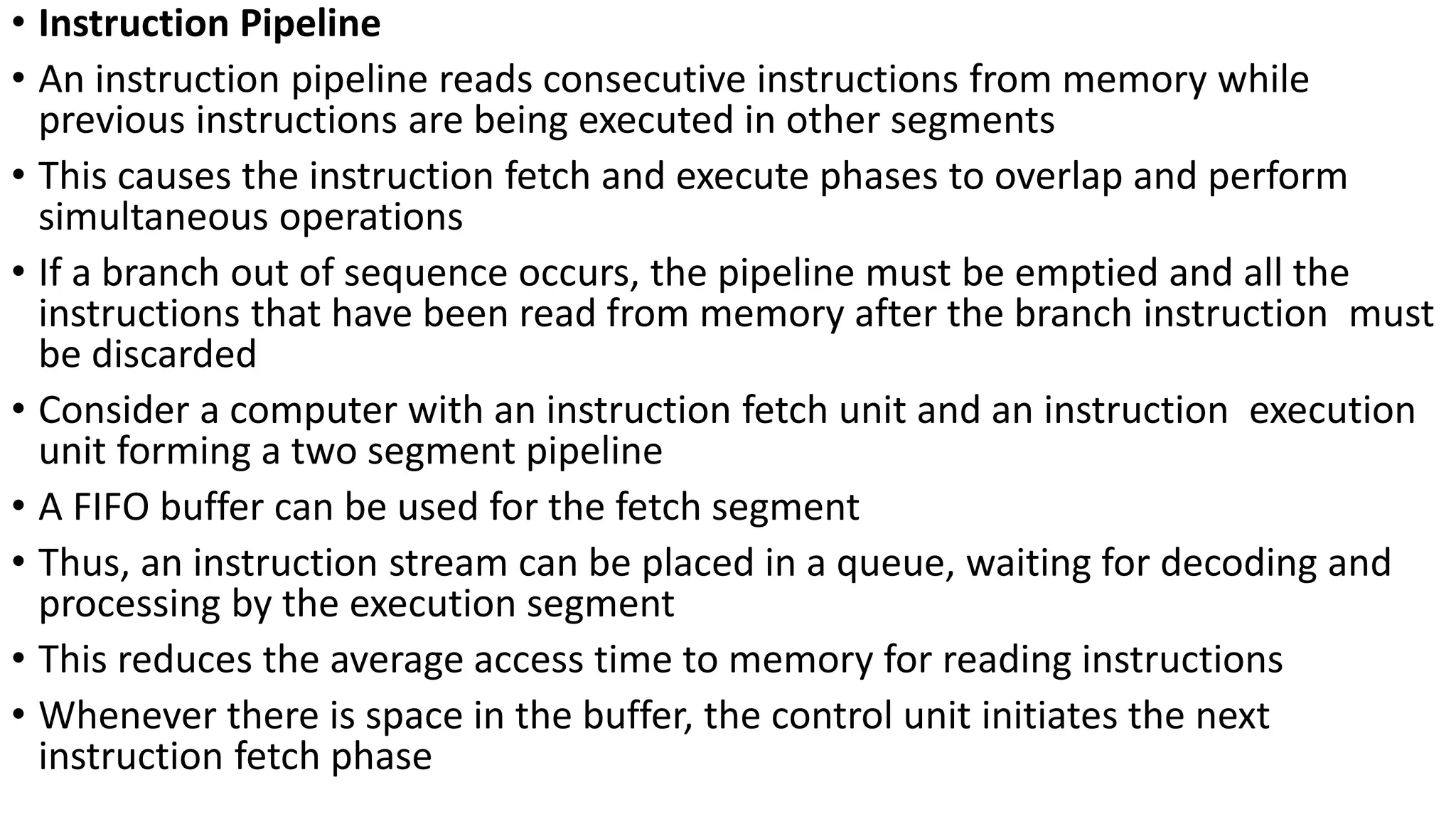 Pipeline And Vector Processing Computer Org Architecturepptx Free Download