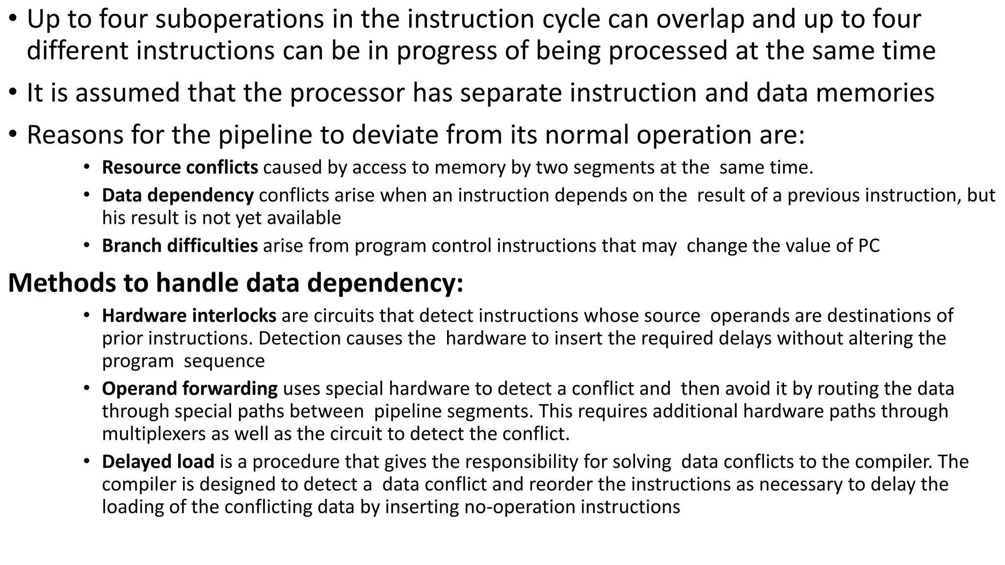 Pipeline And Vector Processing Computer Org Architecturepptx