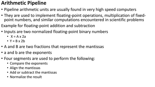 Pipeline And Vector Processing Computer Org Architecturepptx