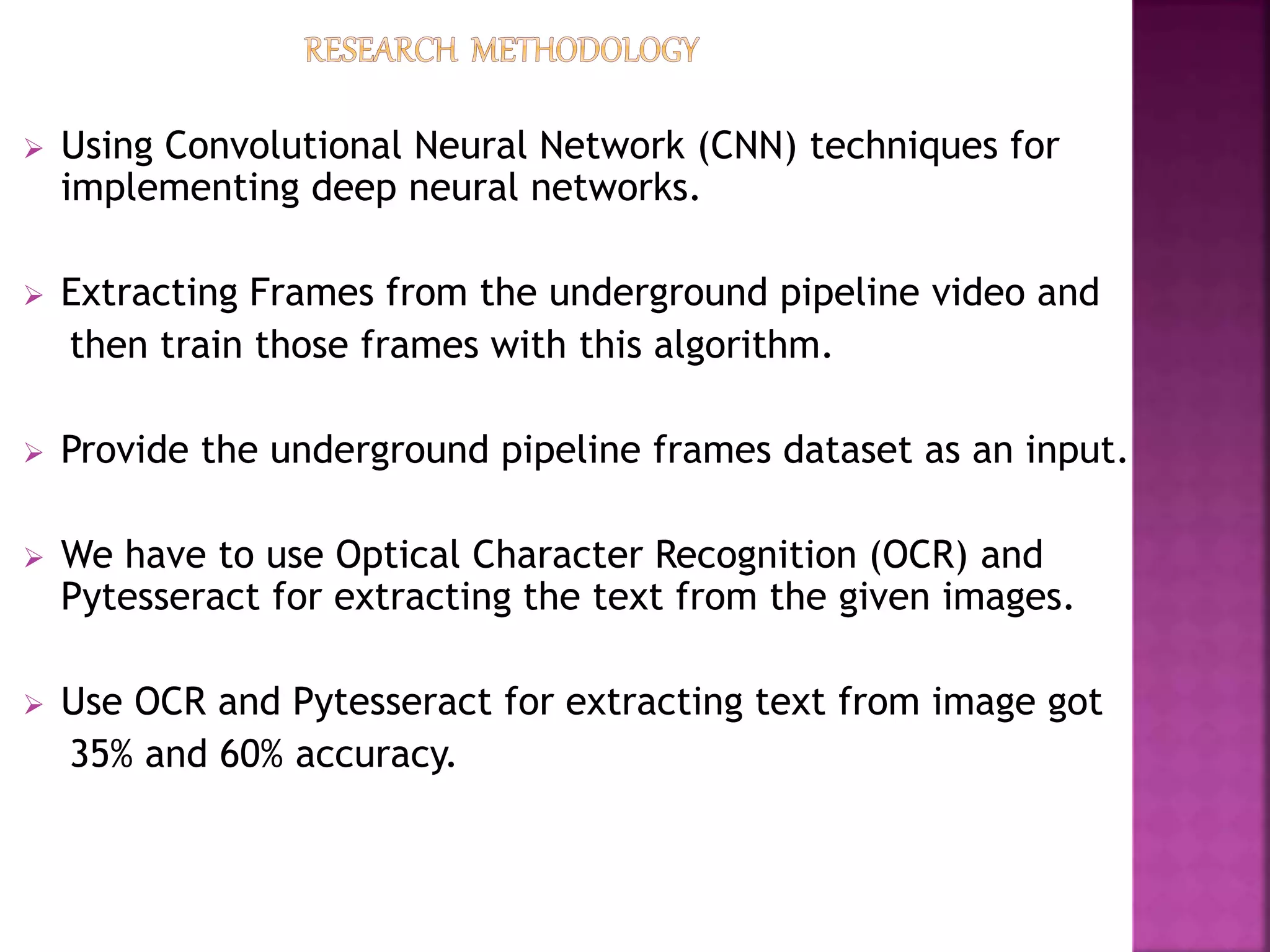Pipeline Anomaly Detection Pptx Artificial Intelligence