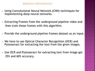 Pipeline anomaly detection | PPTX