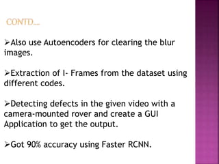 Pipeline anomaly detection | PPTX