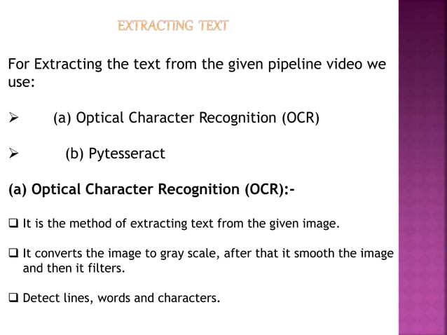 Pipeline anomaly detection | PPTX | Artificial Intelligence | Technology & Computing