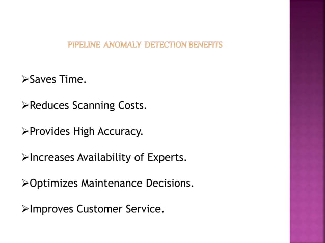 Pipeline Anomaly Detection Pptx Artificial Intelligence