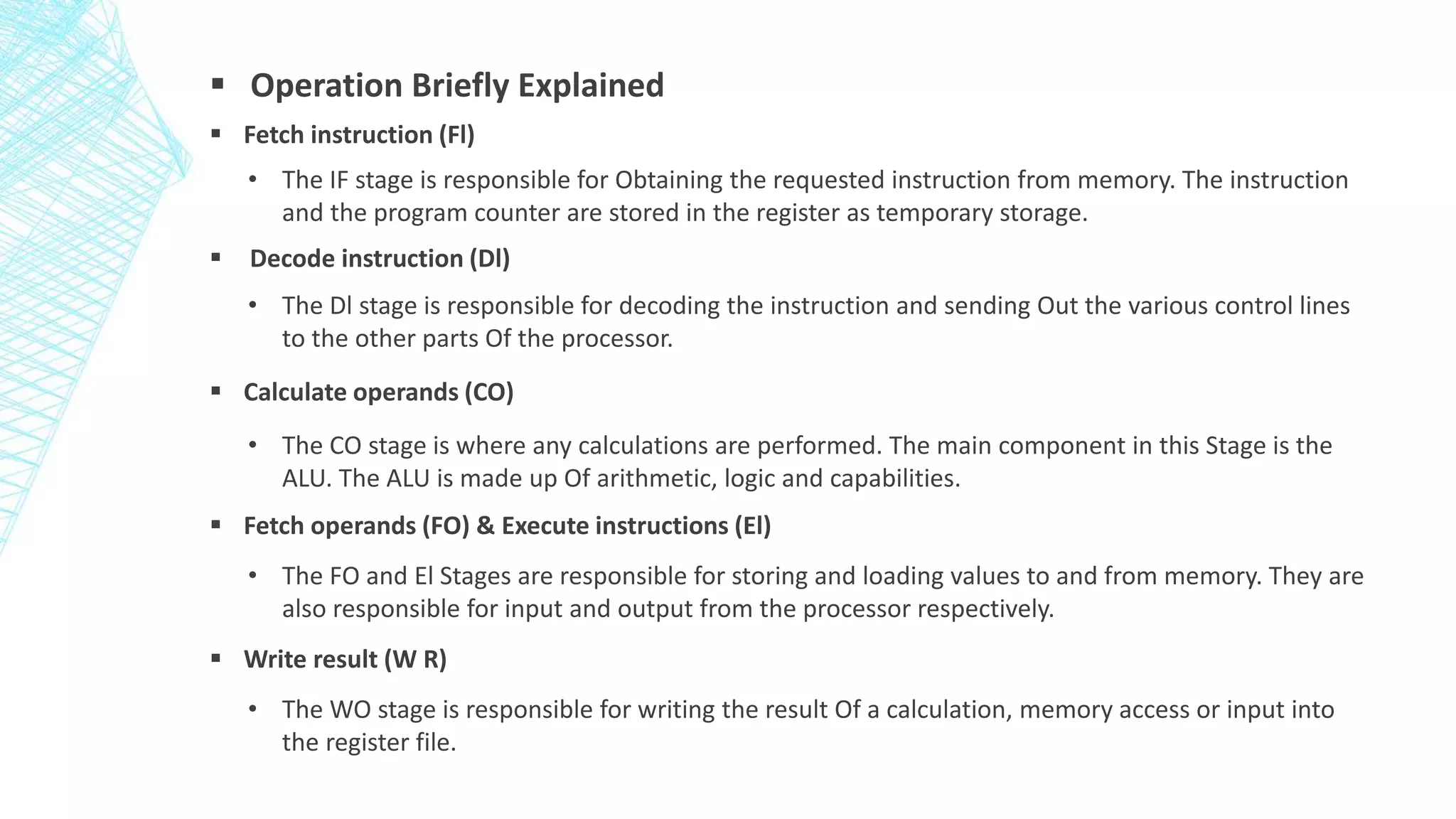 Pipeline Processing Architecture Ppt