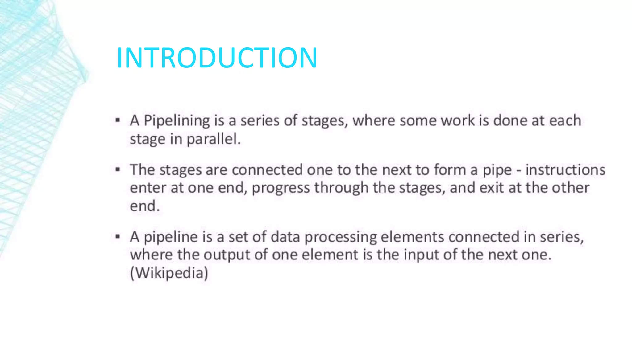 Pipeline Processing Architecture | PPT