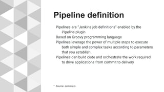 Pipeline as code - new feature in Jenkins 2 | PPT