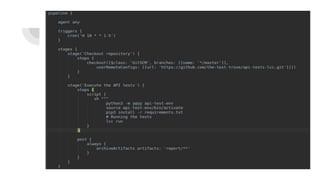 Pipeline as code using Jenkins -Ministry of Testing | PPTX