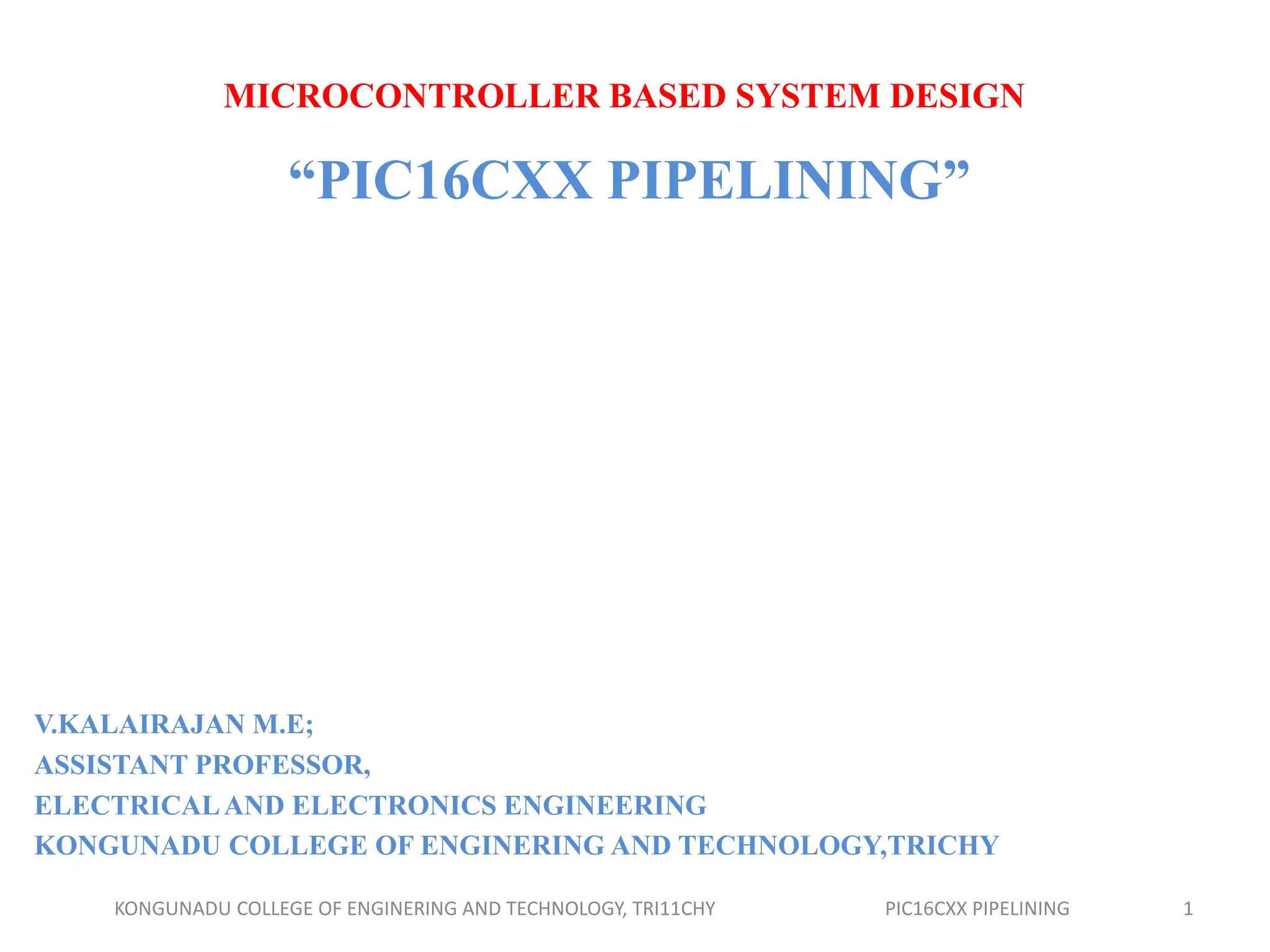 Pipeline concepts of 16 c6x | PPTX