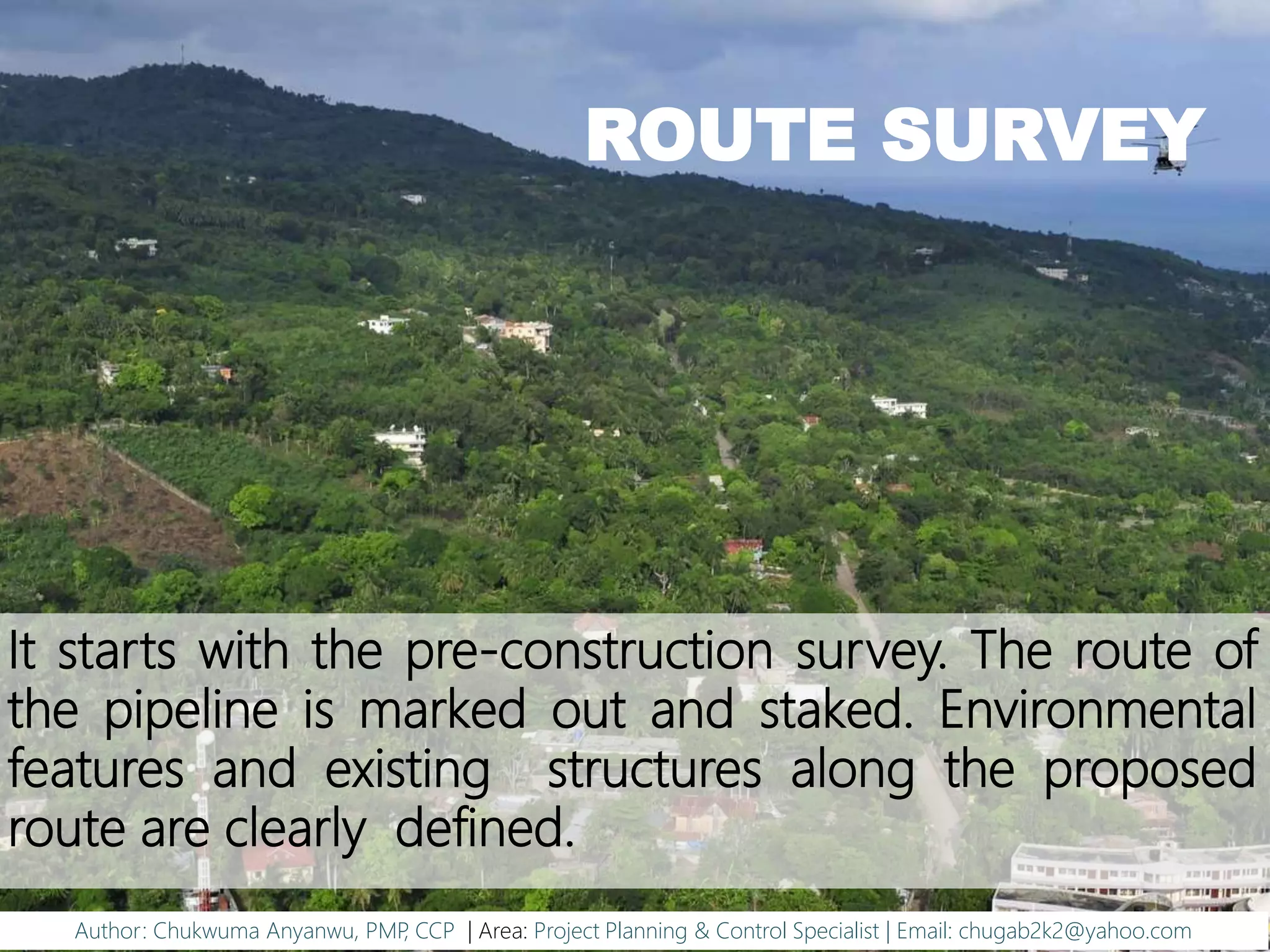 Pipeline construction steps for beginners | PPSX