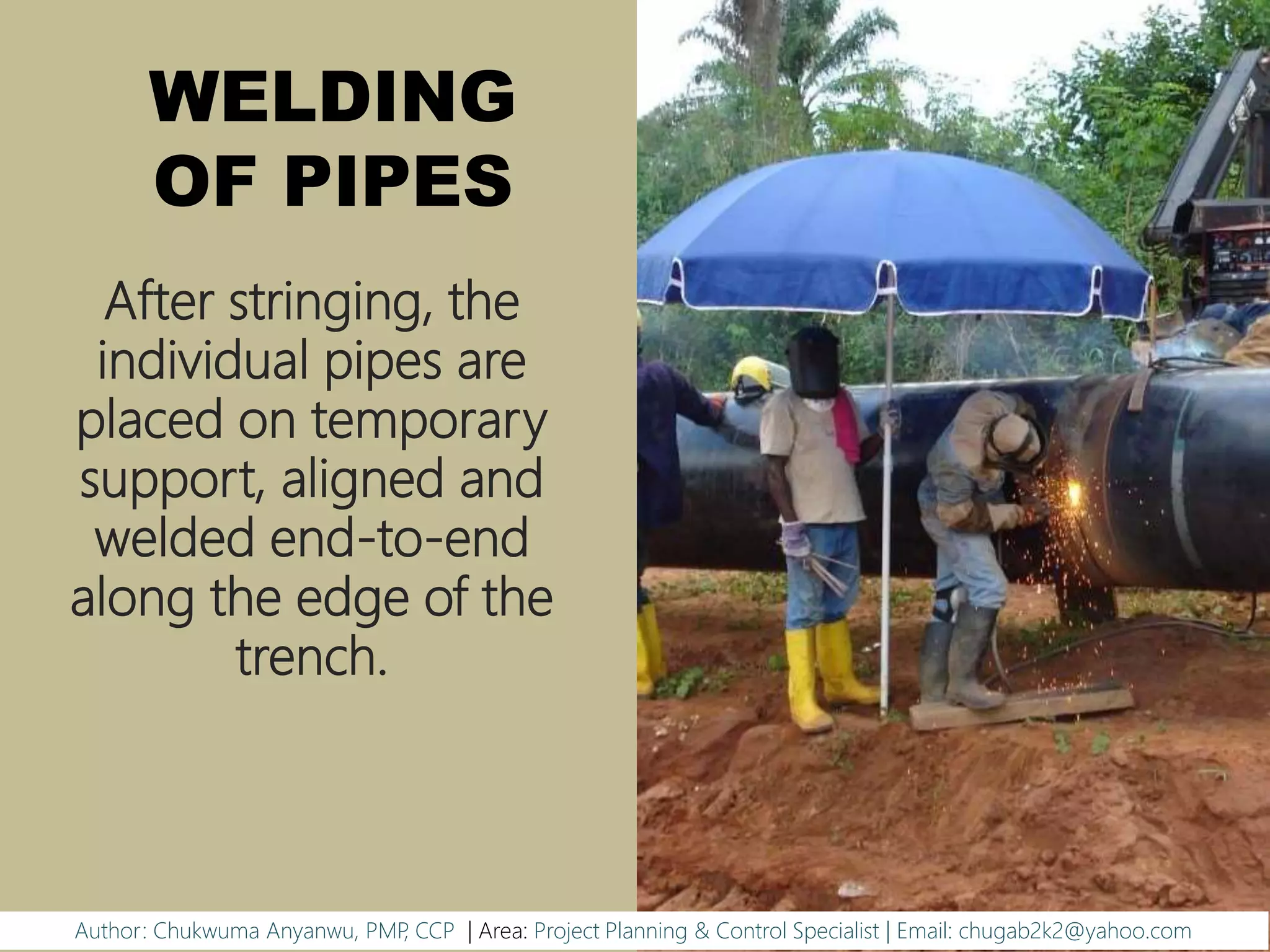 Pipeline construction steps for beginners | PPSX