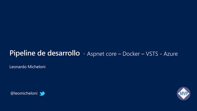 Pipeline Continuo Con Vsts Azure Devops Ppt