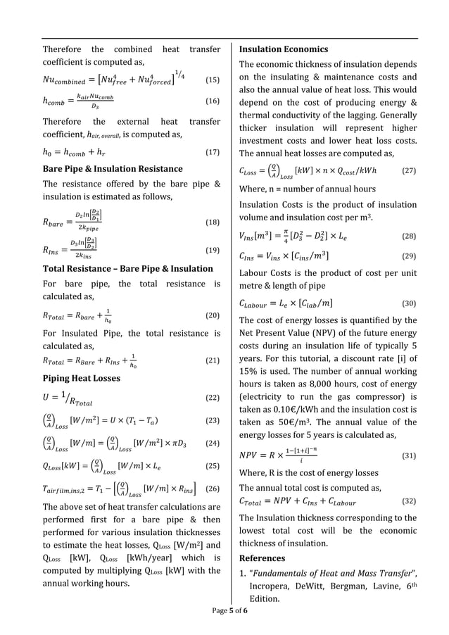 ECONOMIC INSULATION FOR INDUSTRIAL PIPING | PDF