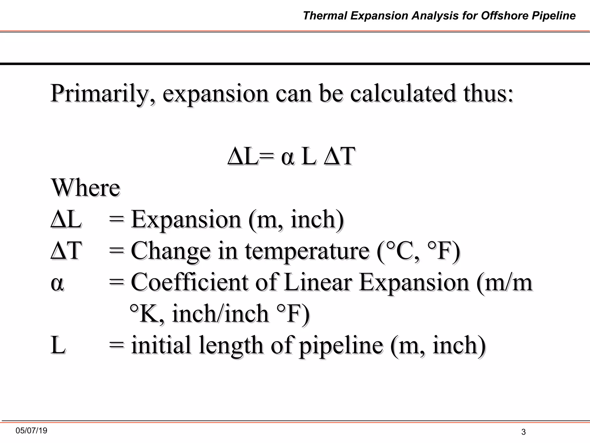 Pipeline Expansion Analysis | PPT