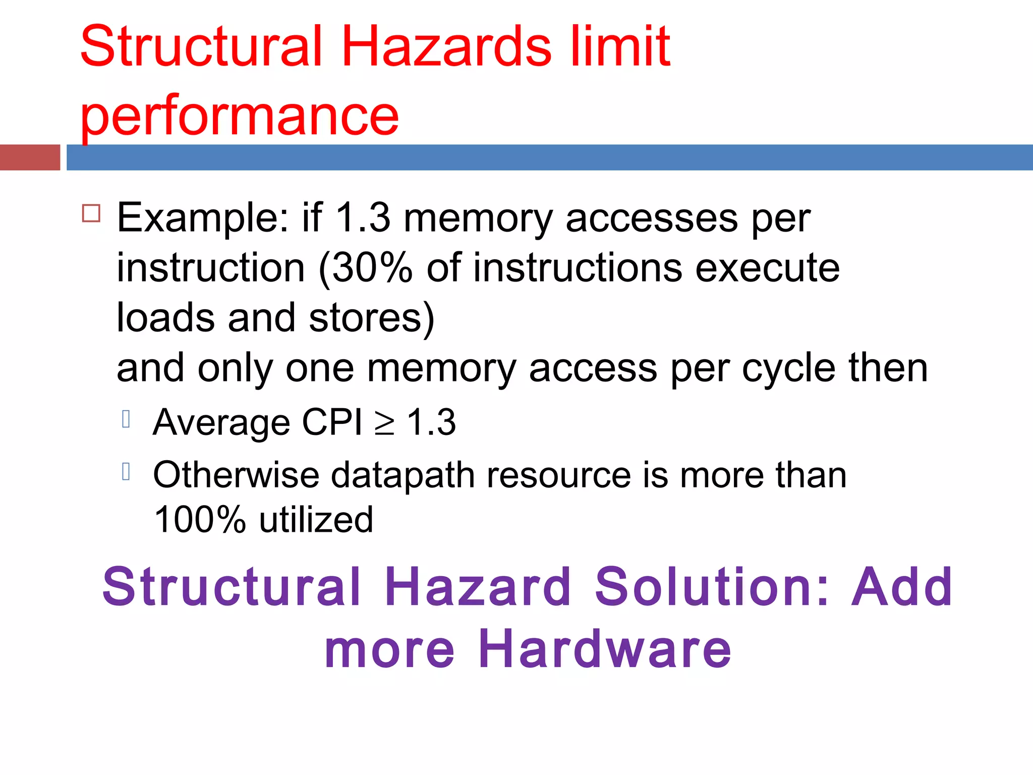 Pipeline hazard | PPT