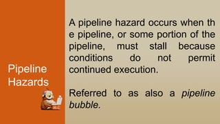 Pipeline hazard | PPT
