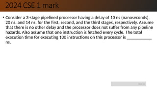 Comprehensive Analysis of Pipeline Hazards and Performance Numericals ...