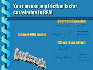 Pipeline hydraulic calculation | PPT