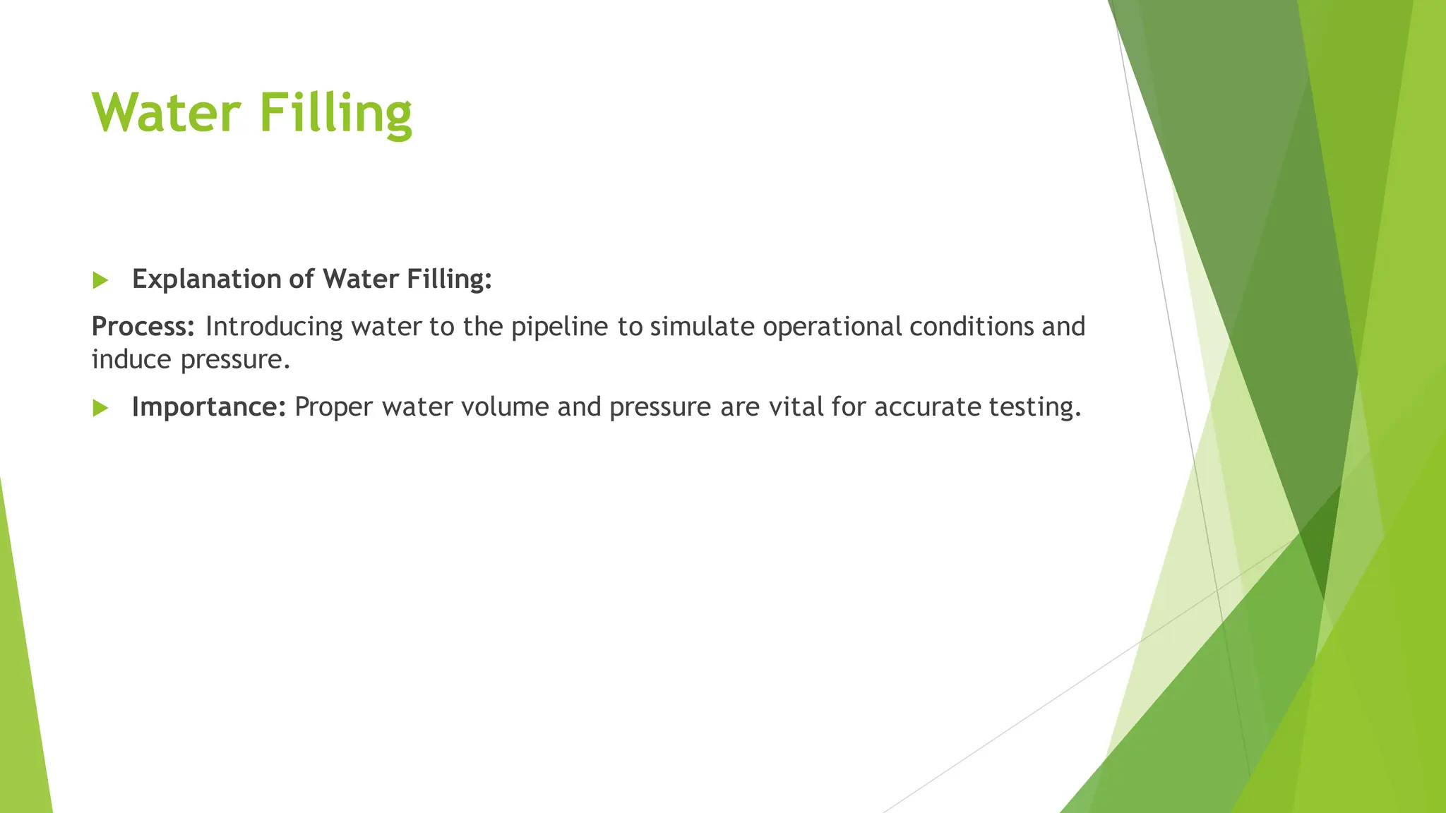 Pipeline,Vessels Hydrotesting and procedures | PDF