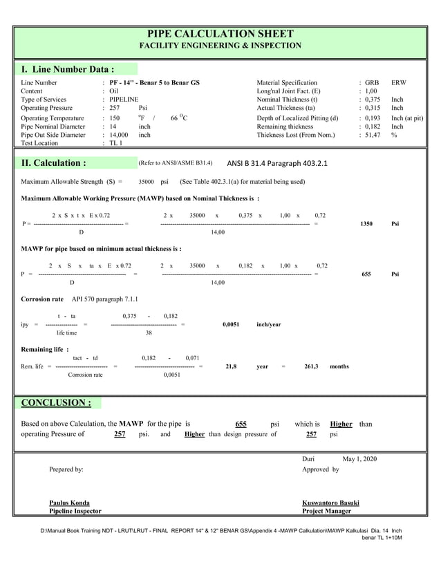 Pipeline integrity assessment with LRUT method | PDF | Geography | Science