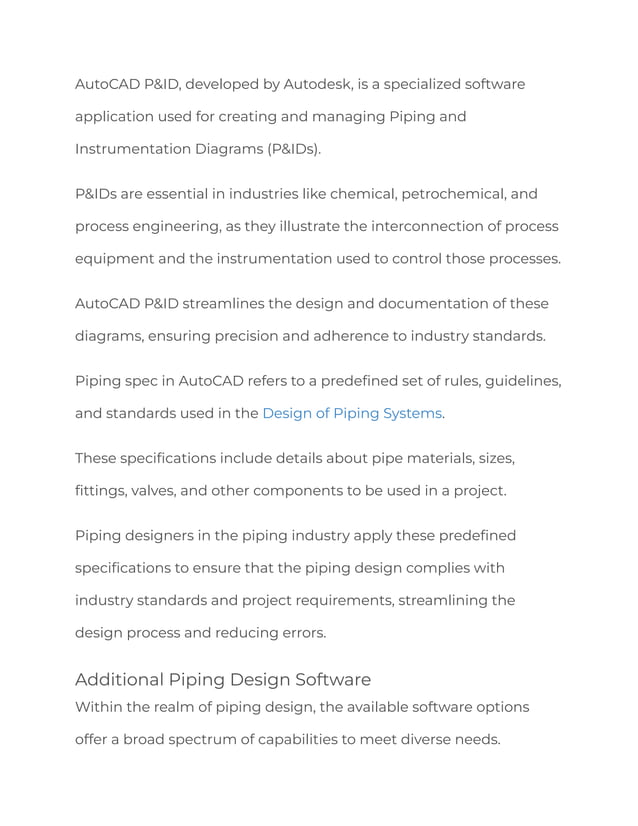 Pipeline Isometric Drawings Software: A Complete Guide | PDF
