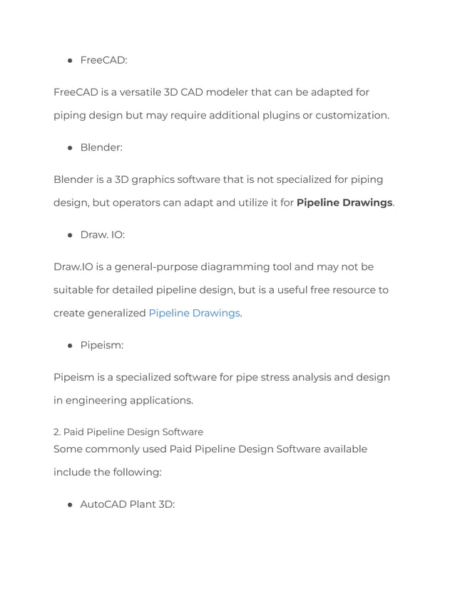 Pipeline Isometric Drawings Software: A Complete Guide | PDF