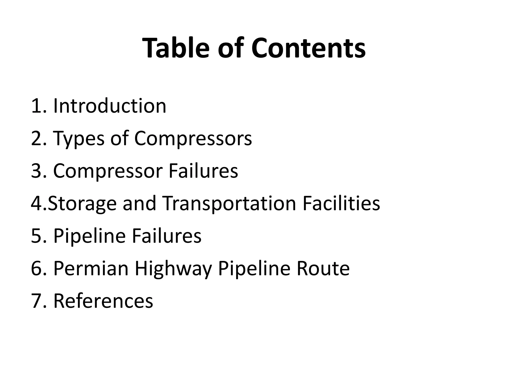 Pipeline natural gas compressor station failure | PPT