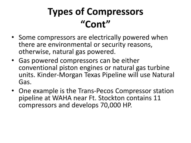 Pipeline natural gas compressor station failure | PPT