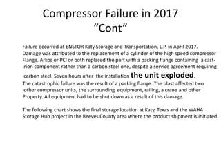 Pipeline natural gas compressor station failure | PPT