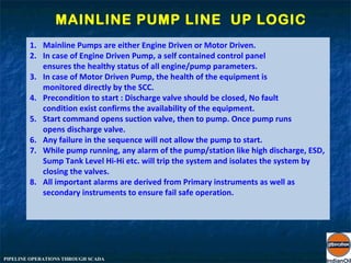 Pipeline operation through scada | PPT