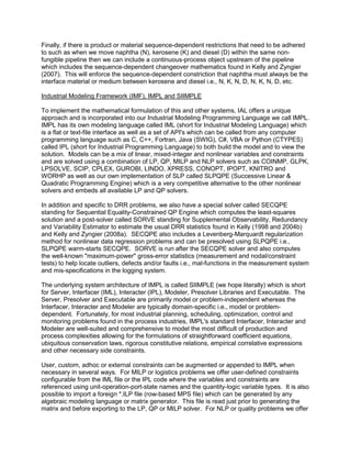 Pipeline optimization Industrial Modeling Framework | PDF