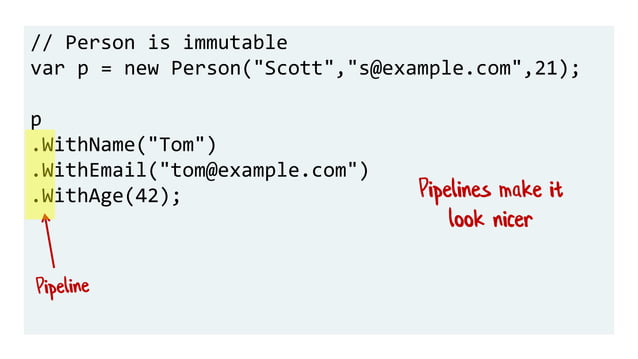 Pipeline oriented programming | PPT