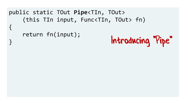 Pipeline oriented programming | PPT