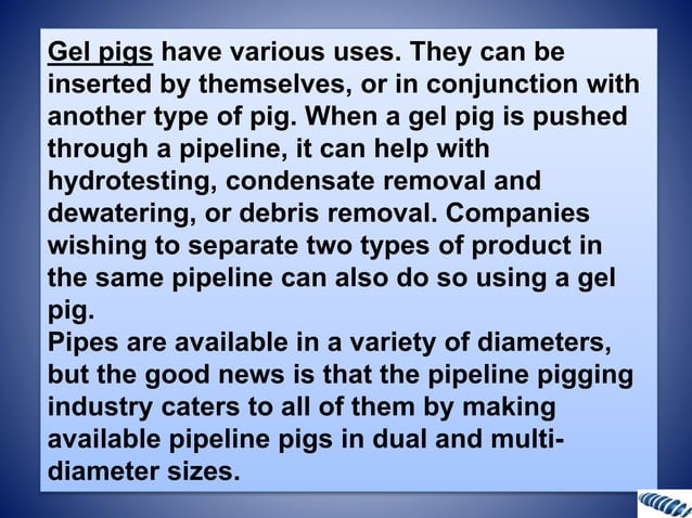 Pipeline pigs | PPTX