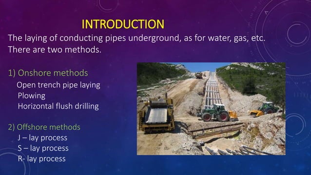 PIPE LAYING | PPTX