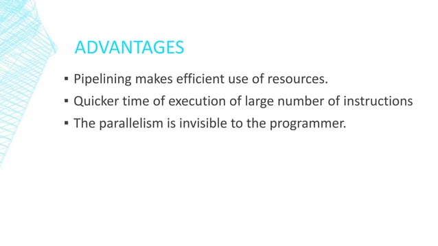 Pipeline processing - Computer Architecture | PPTX