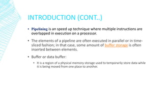 Pipeline processing - Computer Architecture | PPTX