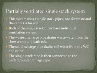 Pipe lines in sewage system | PPTX
