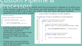 Diving into Sitecore Pipelines and Processors: Concepts, Customization, and Best Practices | PPTX
