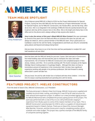 MIELKE Pipelines Newsletter | PDF