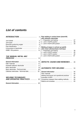 Pipelines welding handbook_welding_techn | PDF