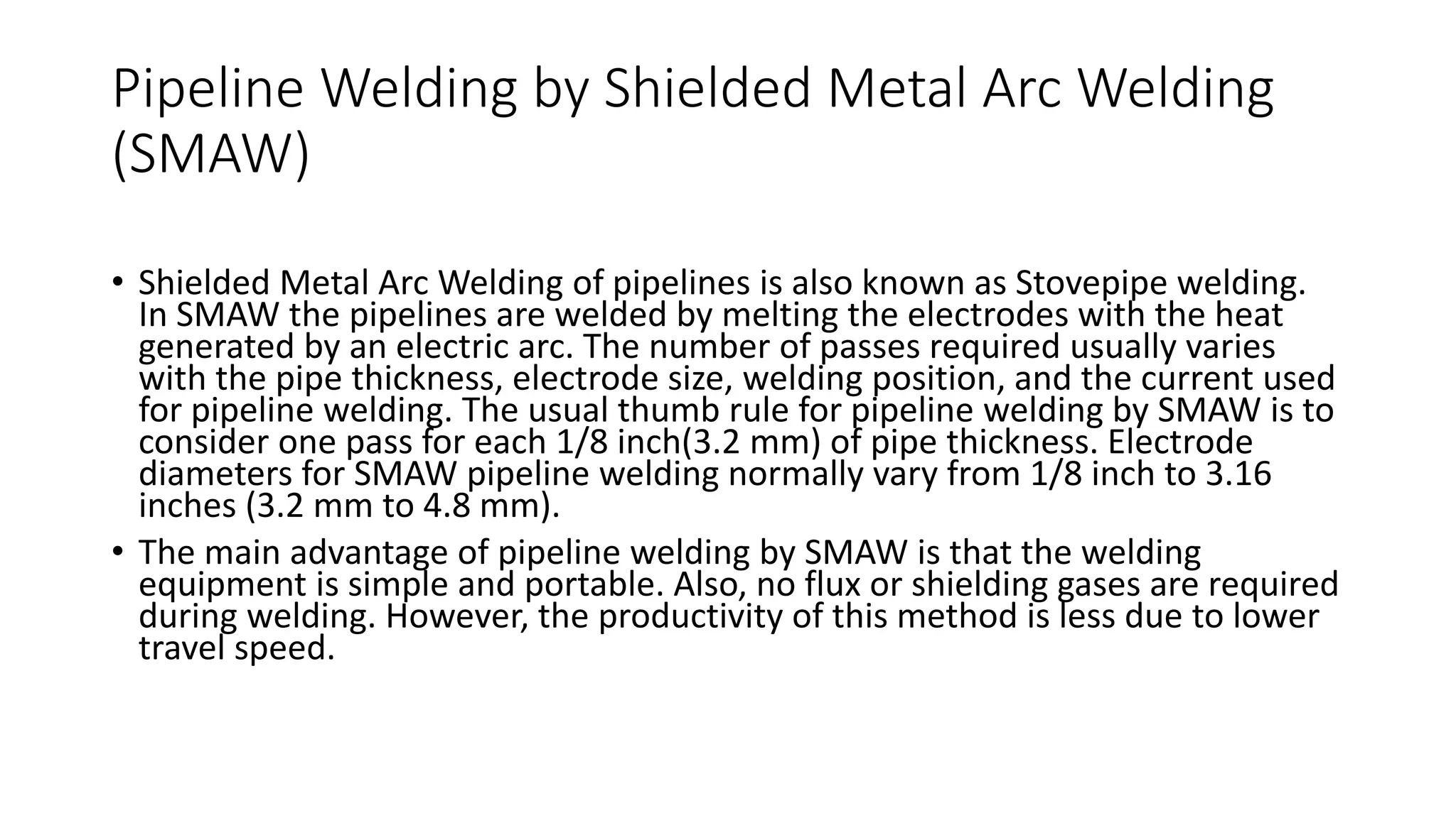 Pipeline Welding & Methodes of Piplines Welding.ppt