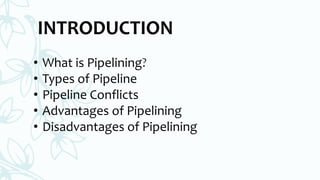 Pipelining powerpoint presentation | PPTX