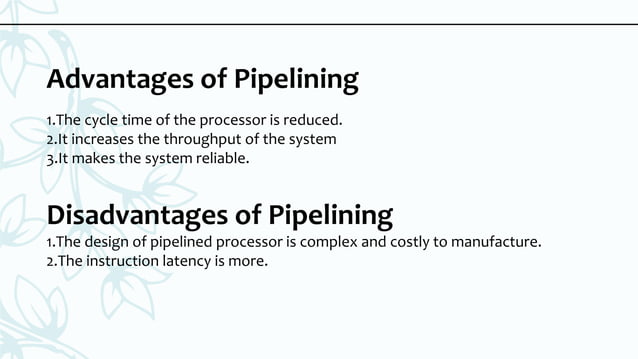 Pipelining powerpoint presentation | PPTX