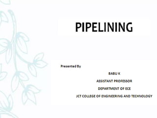CS3351-DPCO / Unit 3 processerpipelining | PPTX