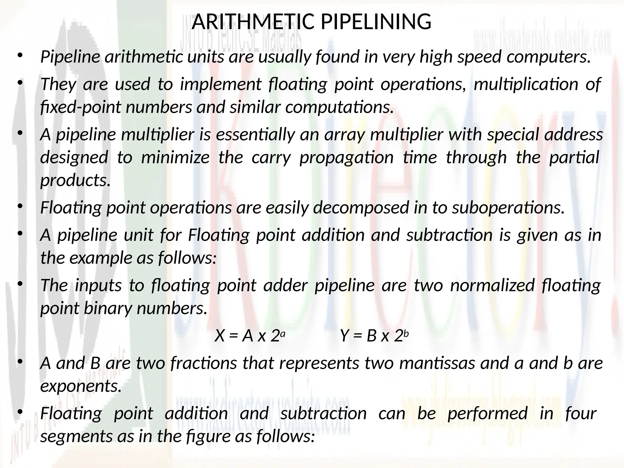 vector processing, pipelining - computer organization.pptx
