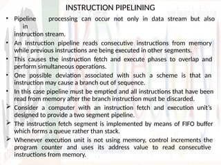 vector processing, pipelining - computer organization.pptx