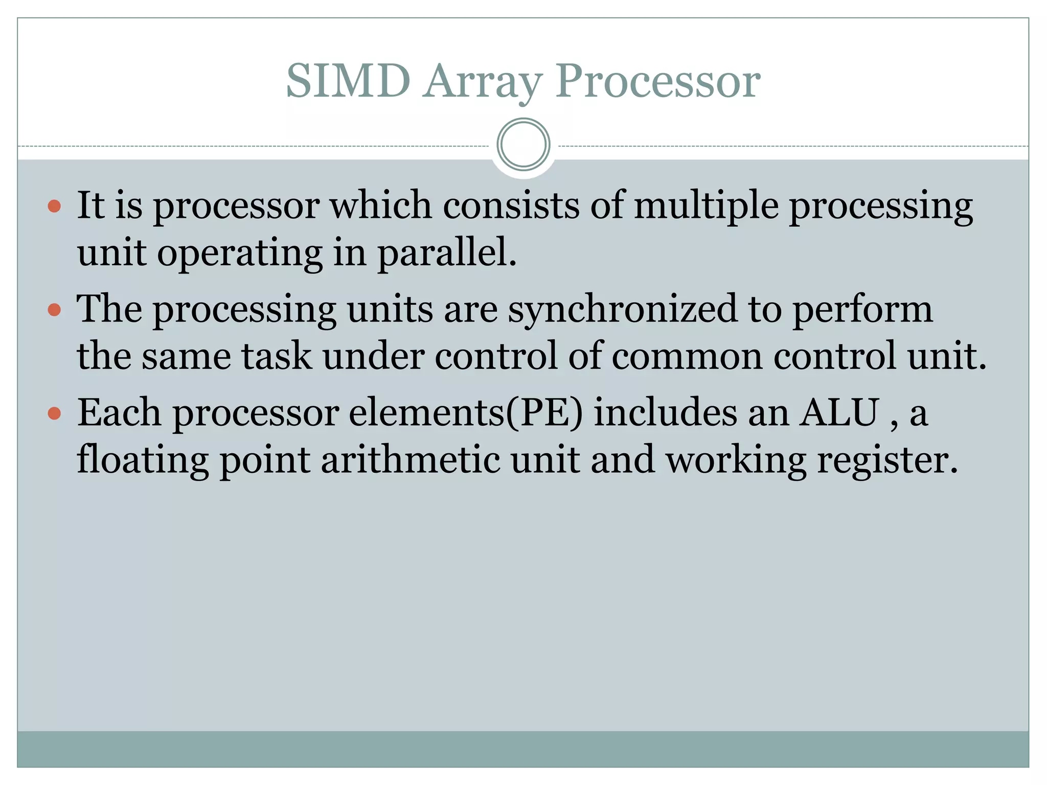 Pipelining and vector processing | PPTX