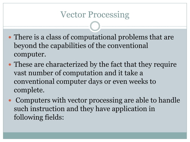 Pipelining and vector processing | PPTX