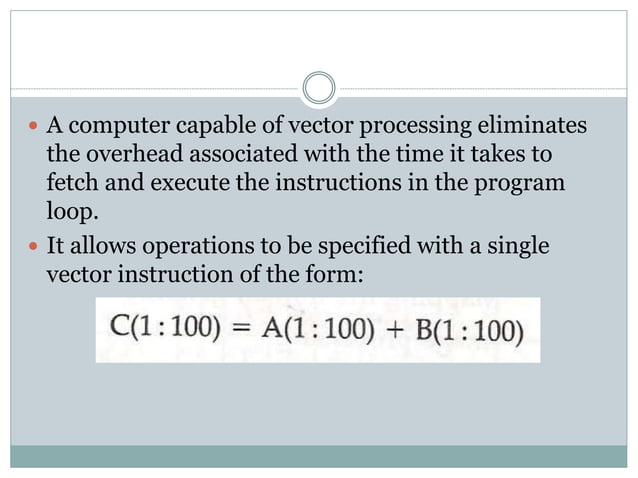 Pipelining And Vector Processing Ppt